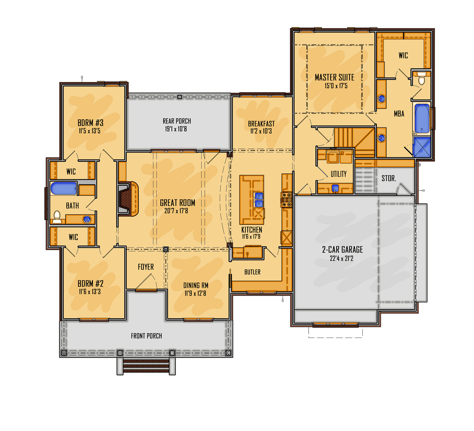 3RD-123-21 | Third Floor Plans